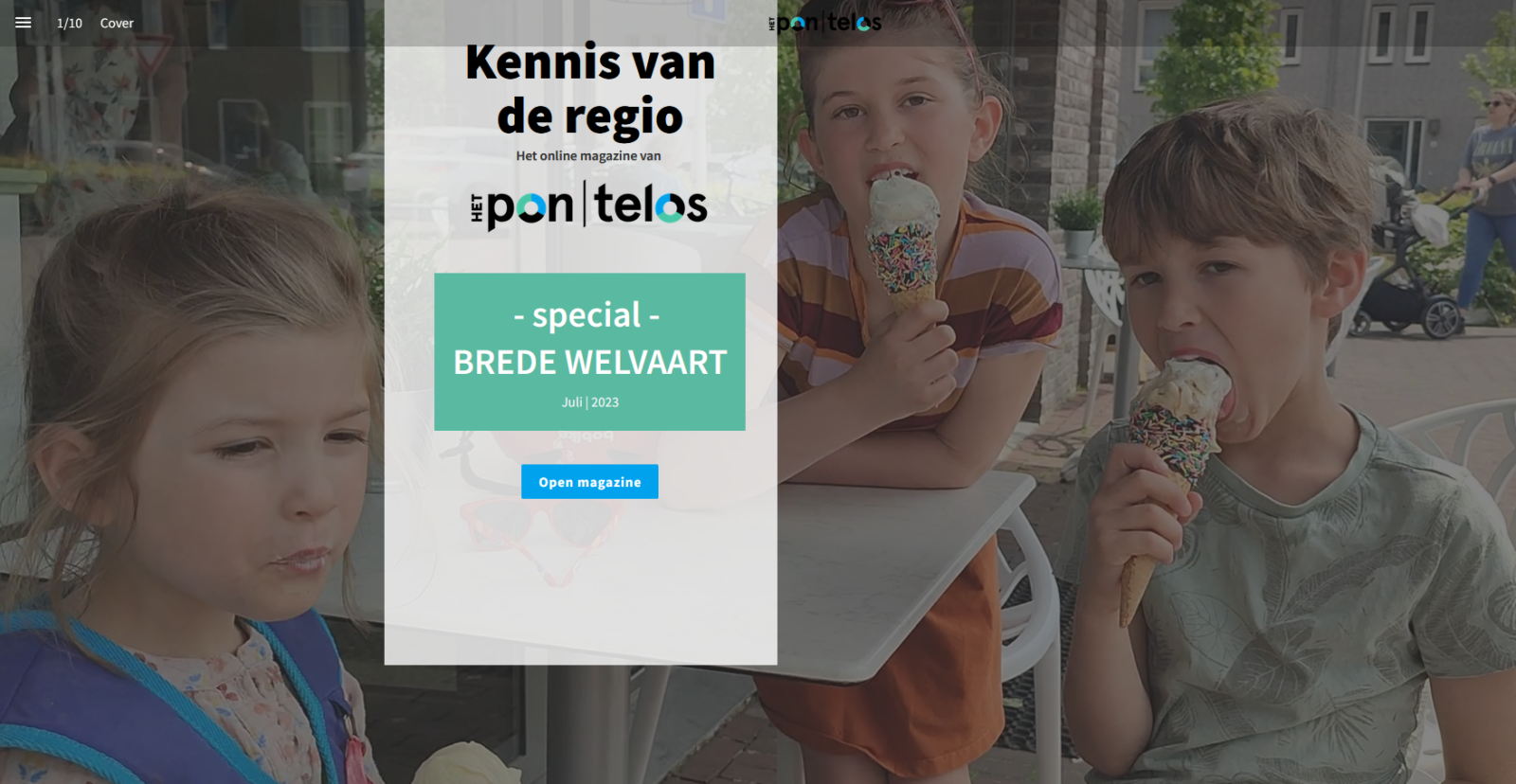 Nieuw online magazine uit: special over brede welvaart - Het PON & Telos Nieuw online magazine uit: special over brede welvaart - Het PON & Telos